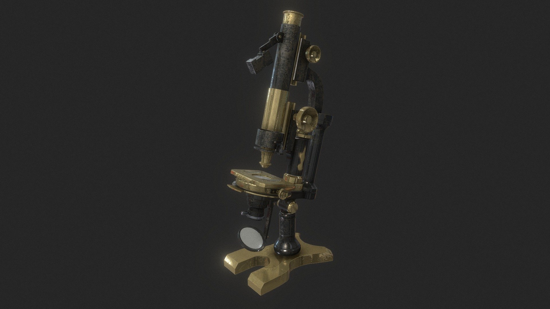 Polarizing Microscope - 3D model by lmaldonado [db20fdd] - Sketchfab