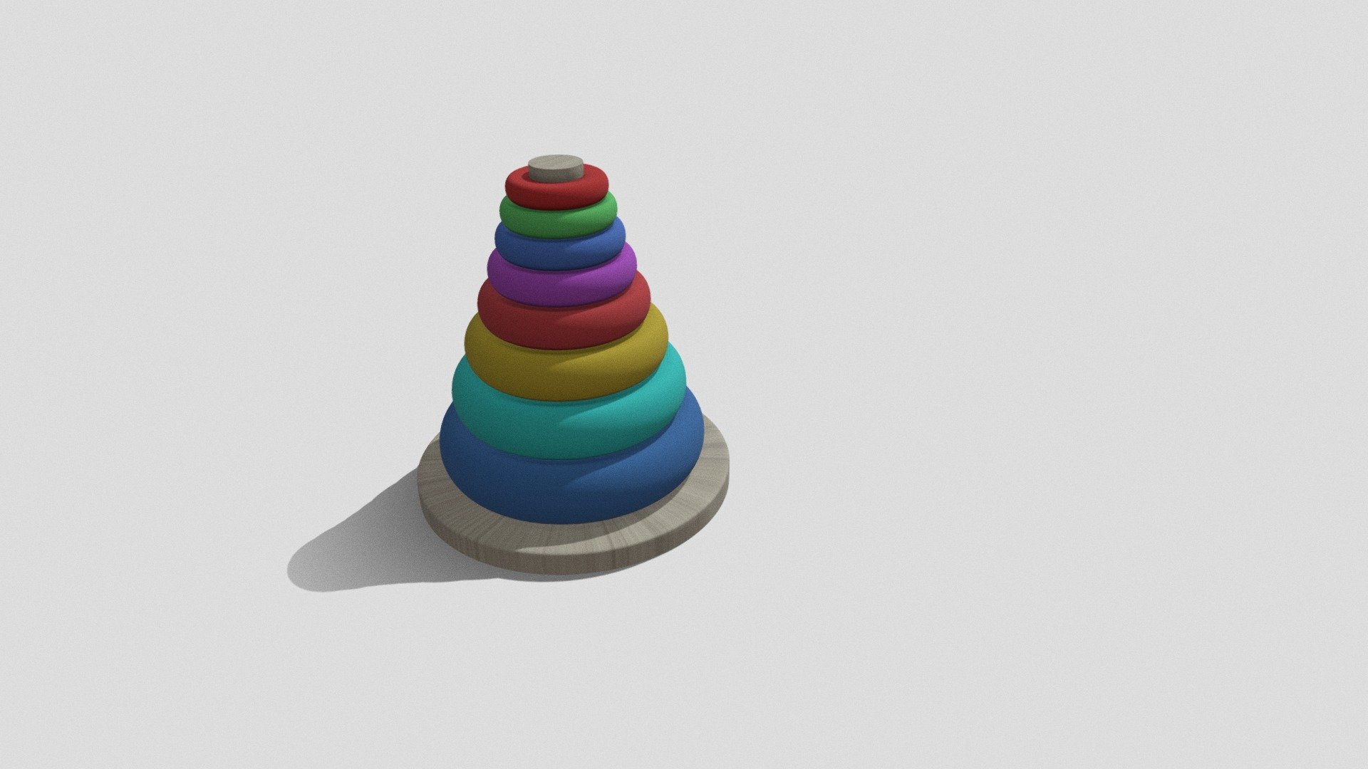 Stacking rings - 3D model by Nizar Hasan (@nizarhasan) [db2150f ...