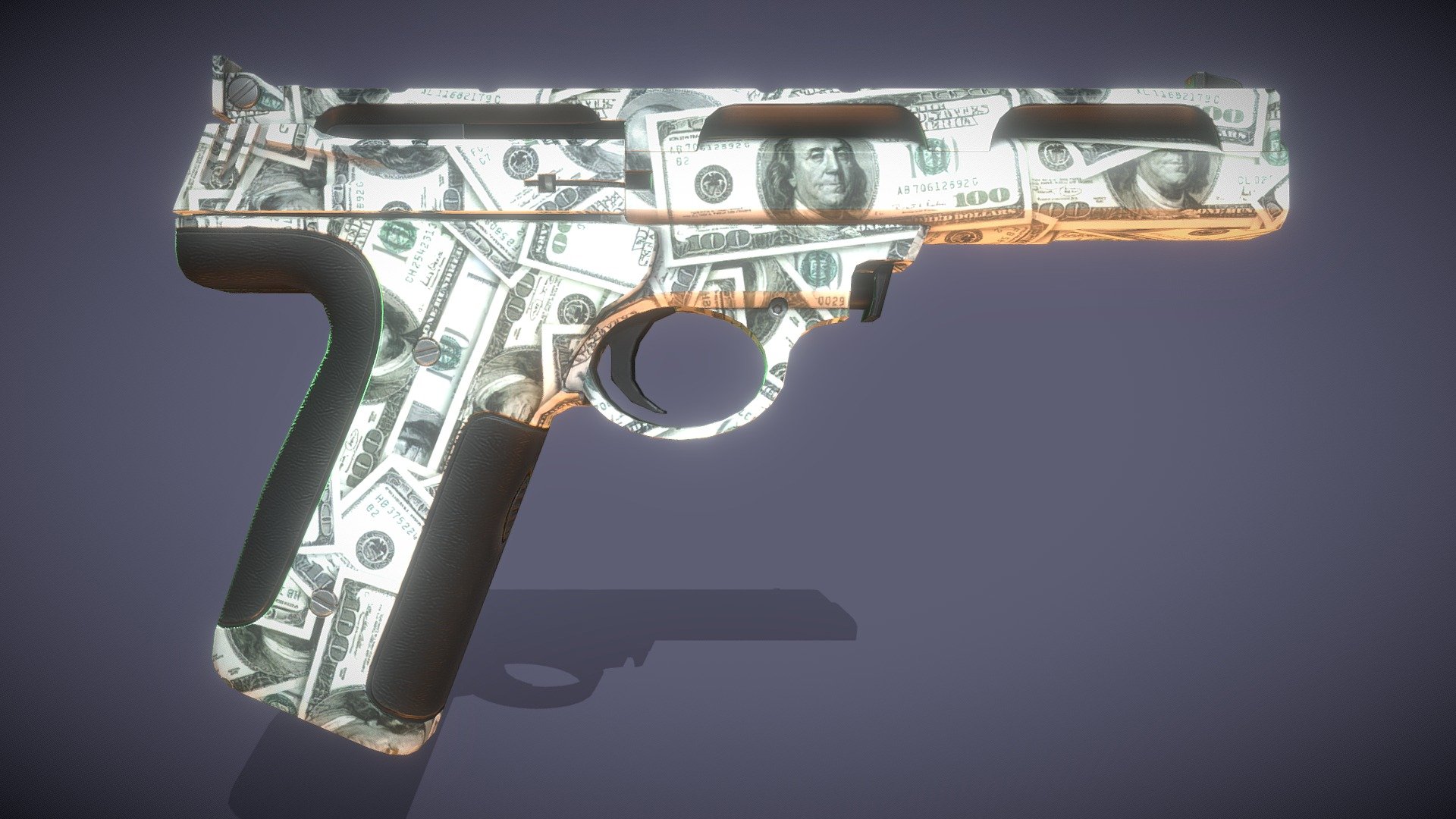 Low Caliber Pistol Money - Buy Royalty Free 3D model by Hitoshi Matsui ...
