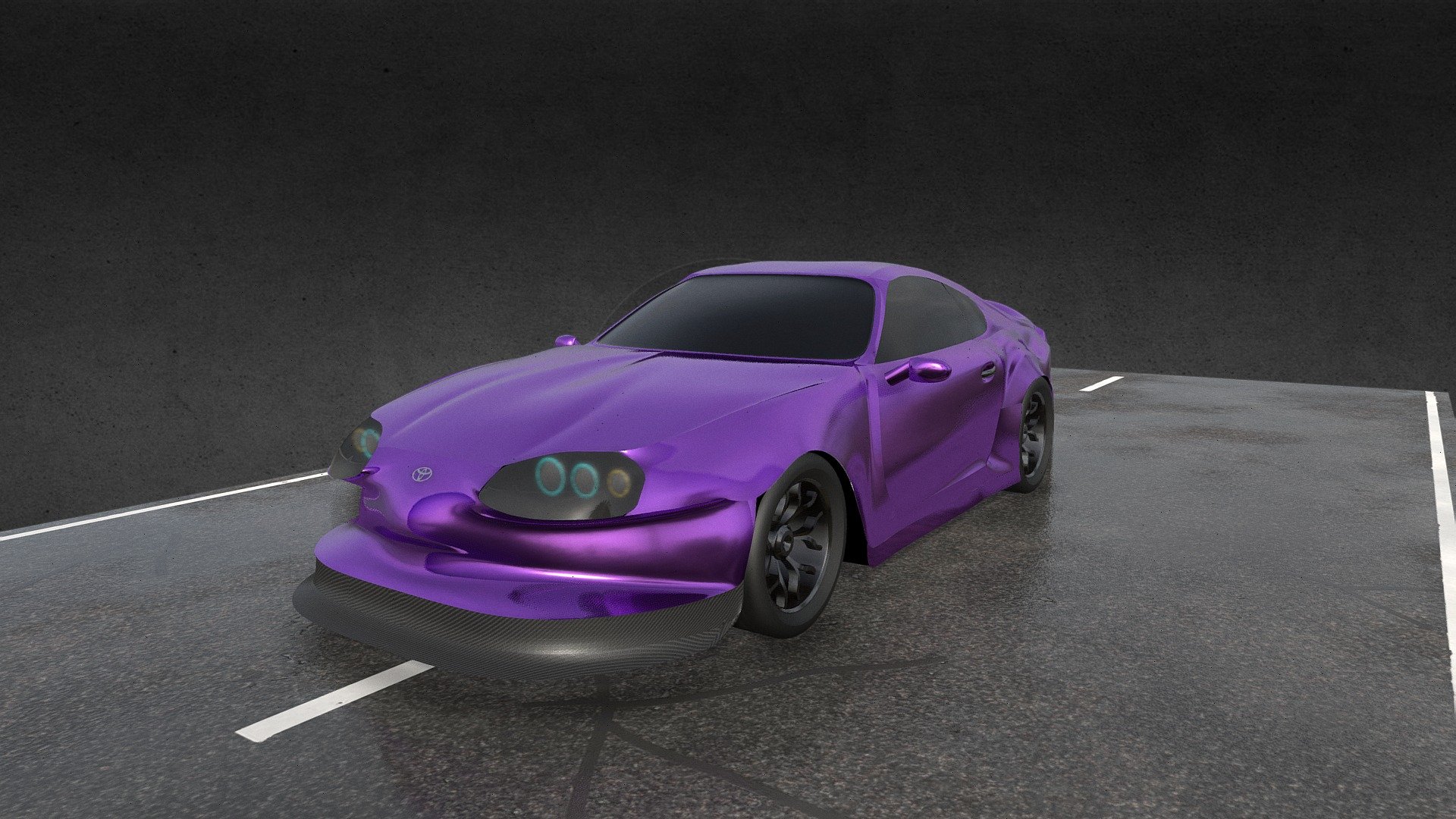 Toyota Supra IV custom body-kit - Download Free 3D model by tekuto1s ...