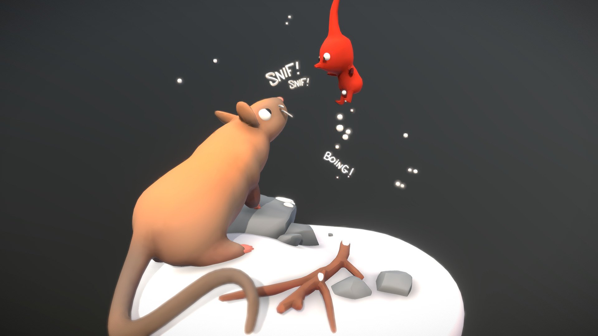Rodent and Pikmin 🐁🥰🌱 - Download Free 3D model by emi_lefevre [db24565 ...