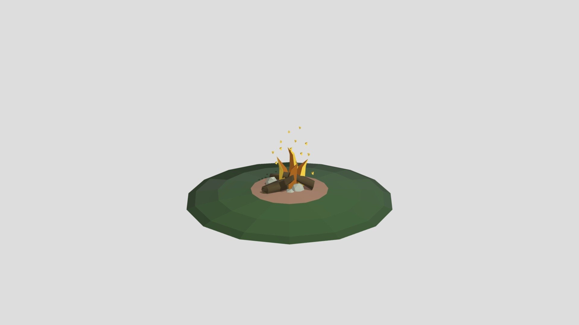 Camp fire from Poly by Google - Download Free 3D model by IronEqual ...