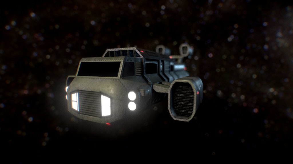 Transport Space-Ship - 3D model by Biviz [db2548f] - Sketchfab
