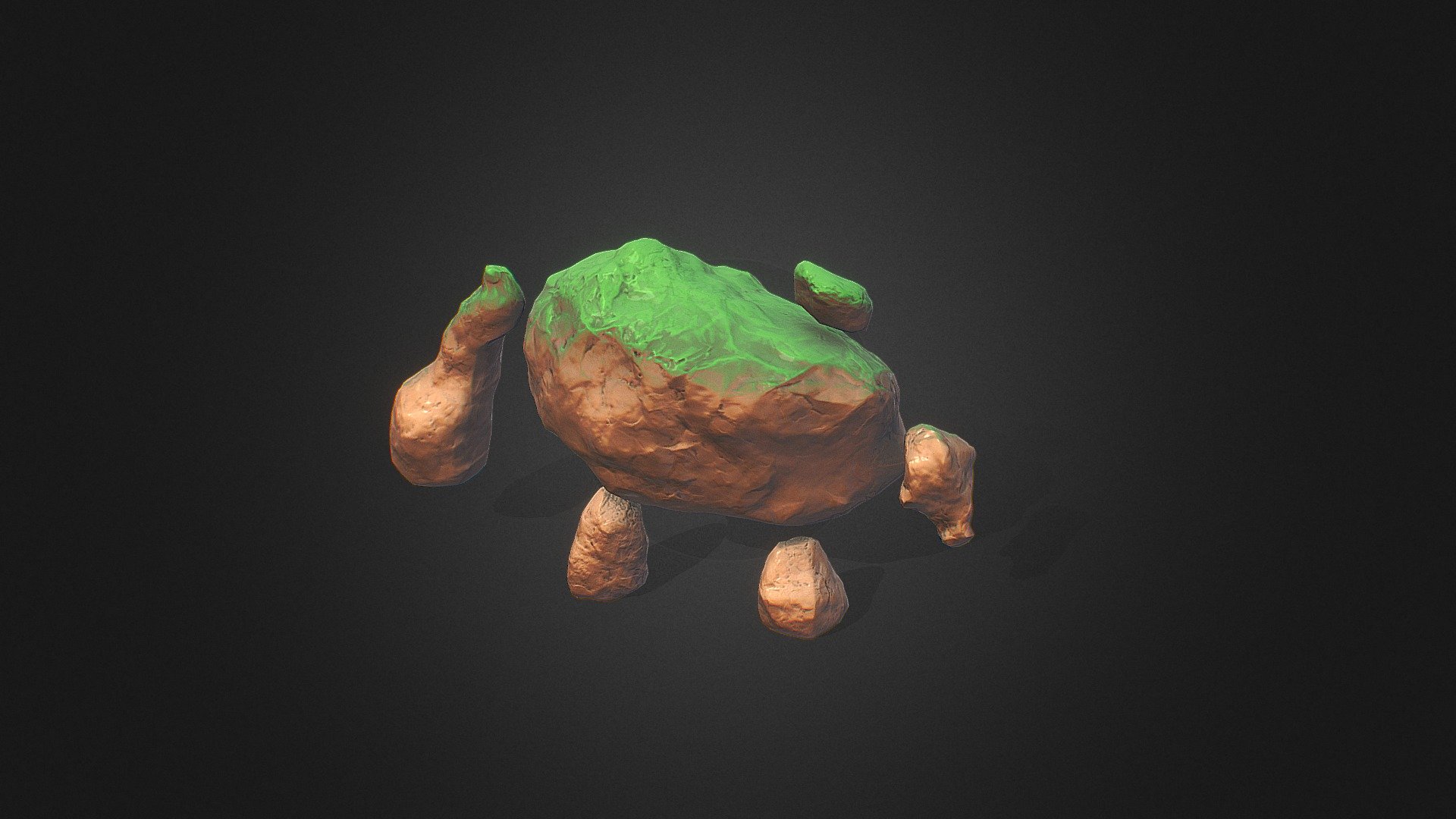Earth Golem - Stylized - 3D model by skibigfx [db25b0f] - Sketchfab