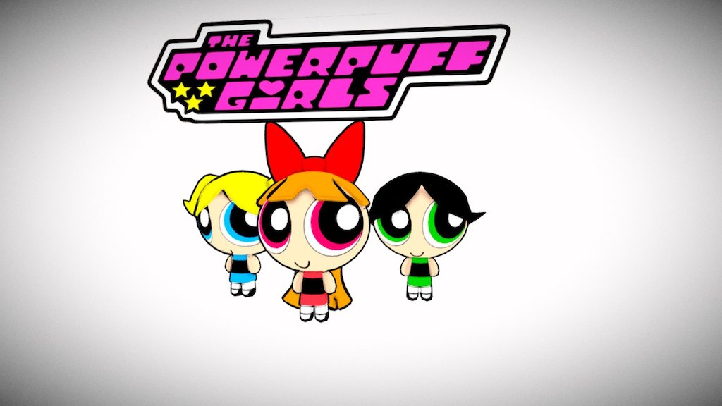 PowerpuffGirls - 3D model by fabito [db26c8e] - Sketchfab