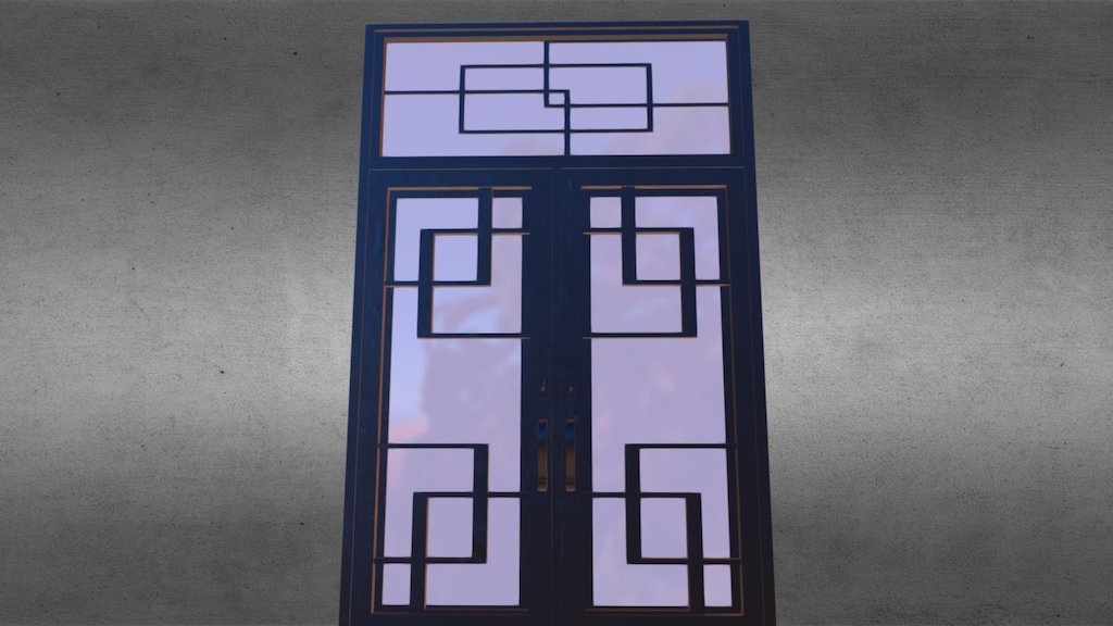 ModernSquareDoor - Iron Door Design - 3D model by jaimeelee [db276c6 ...