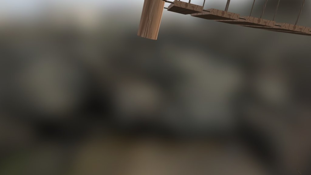 Low-Poly Rope Bridge - 3D model by kanlam1994 [db2ade5] - Sketchfab