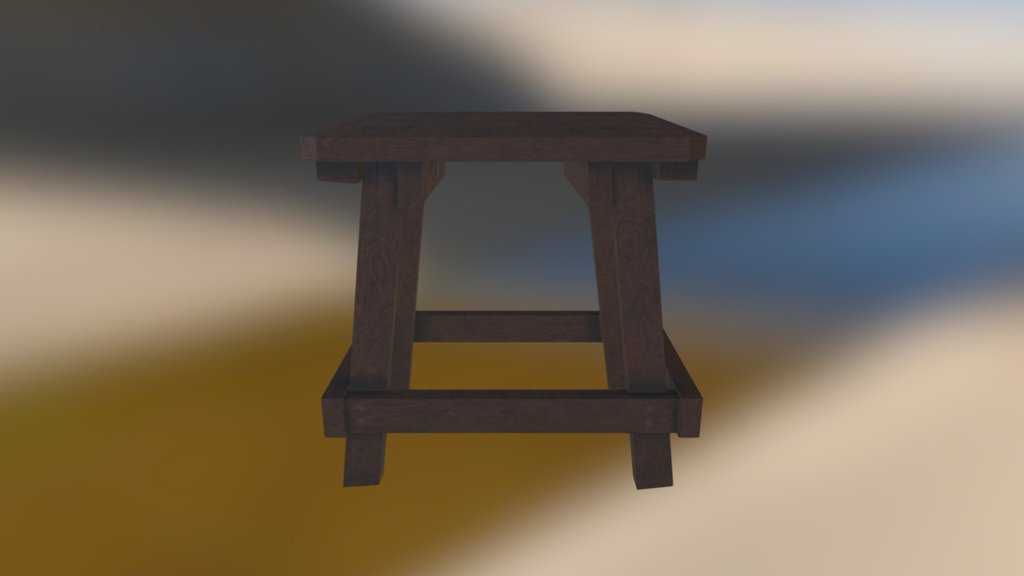 Low Poly Bench - 3D model by alexthefiend [db2bbcf] - Sketchfab