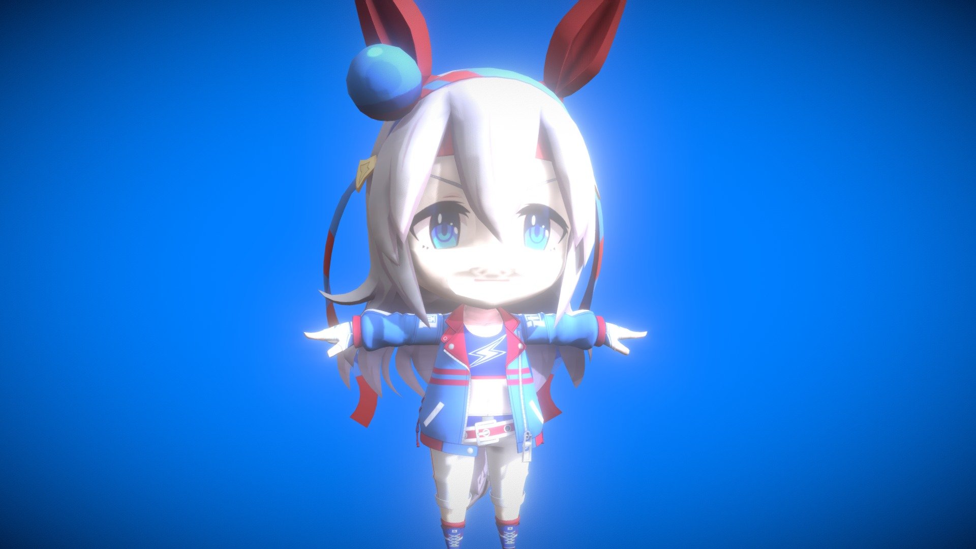 Tamano cross chibi - Download Free 3D model by photon (that one larry ...