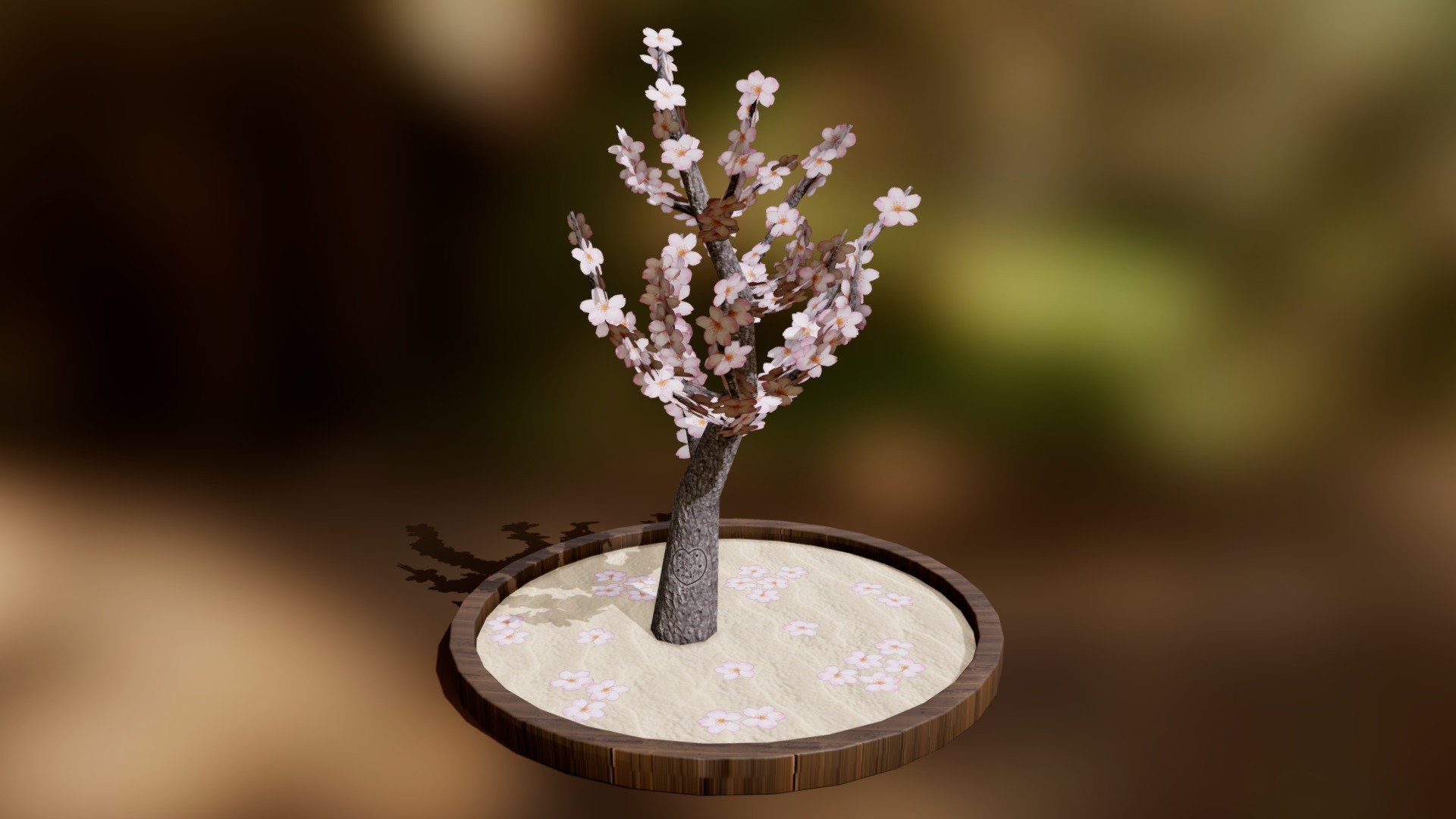 Sakura Tree - 3D model by Maki (@makidoll) [db33eca] - Sketchfab