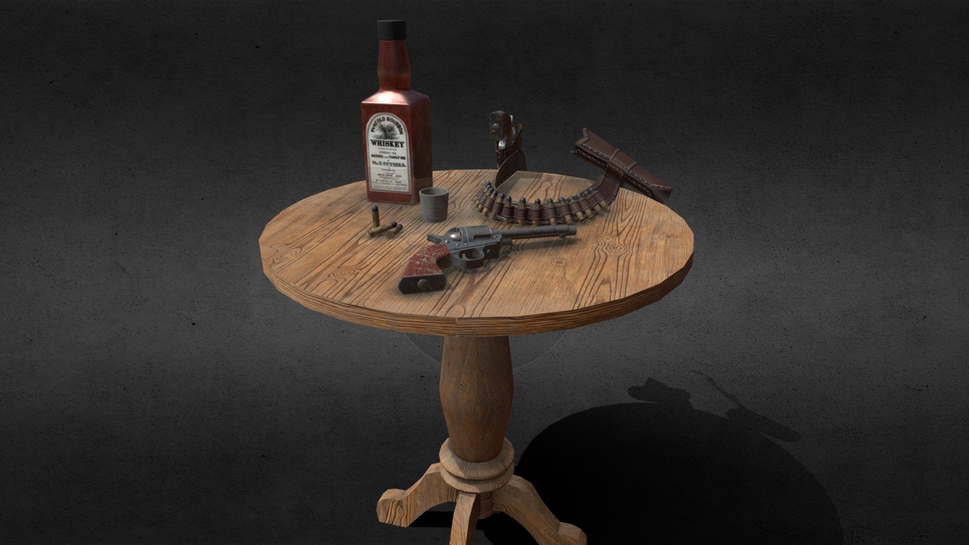 Western Standoff Preparation - Buy Royalty Free 3D model by ...