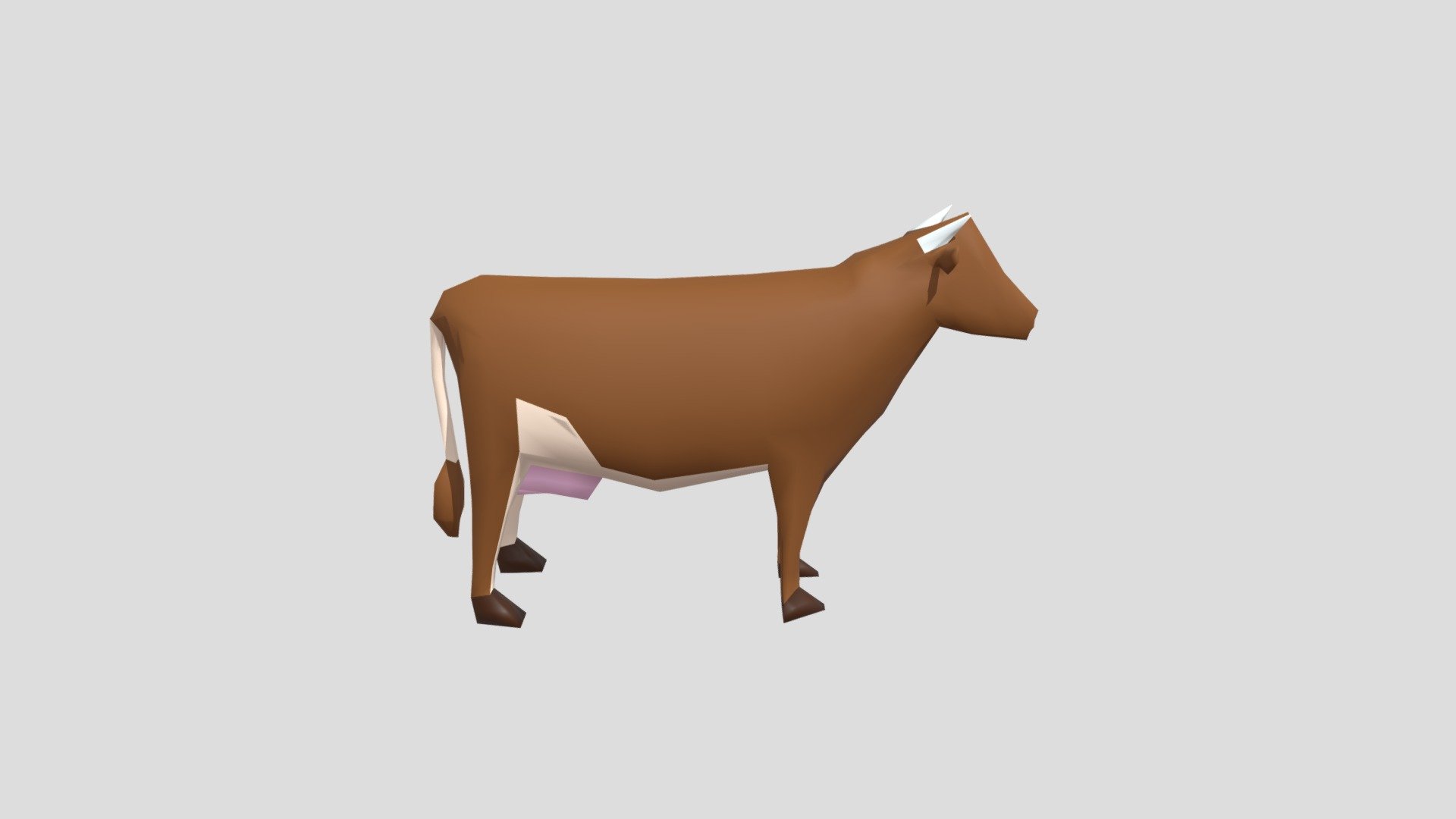 Low Poly Cow - Download Free 3D model by kenchoo [db348b9] - Sketchfab