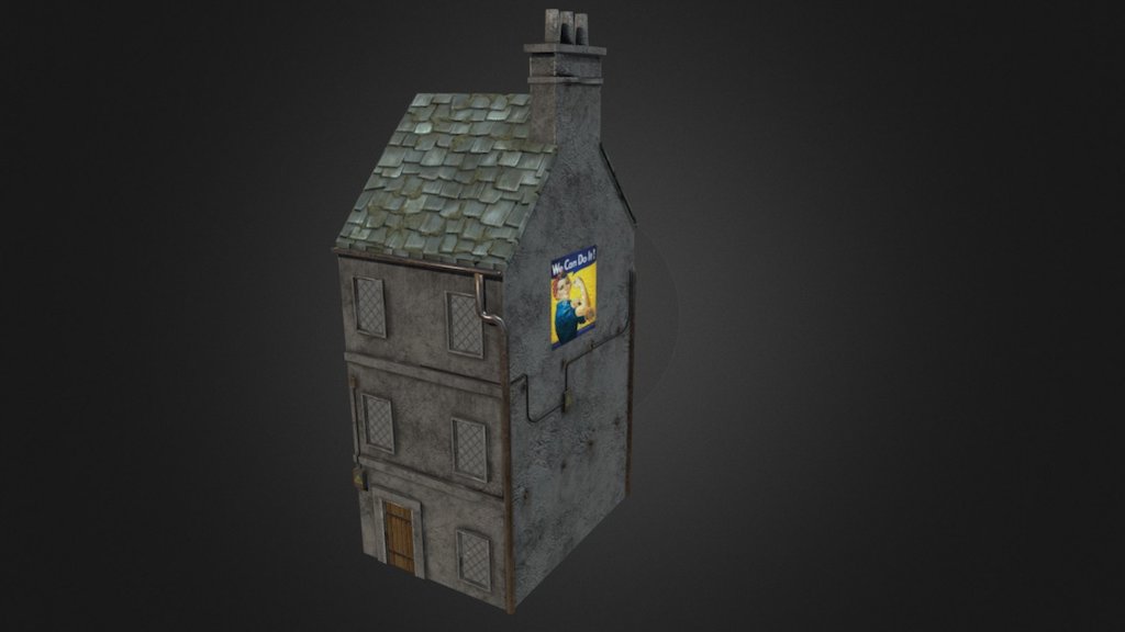 World War II house - 3D model by Stanislas Dolcini (@StanislasDolcini ...