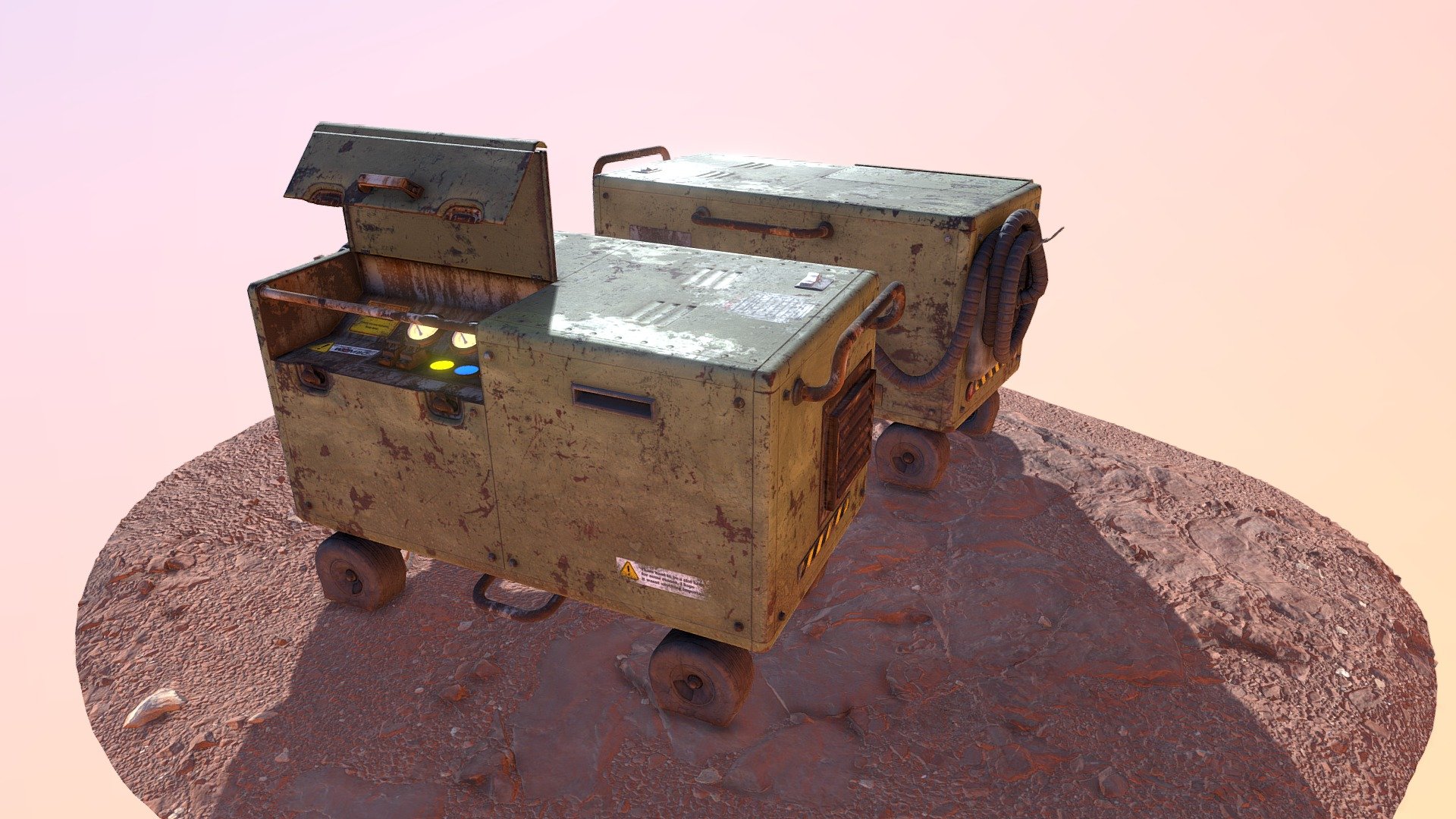 FNV - "aircraft_service_cart" REMAKE - 3D model by Dillon Barba ...