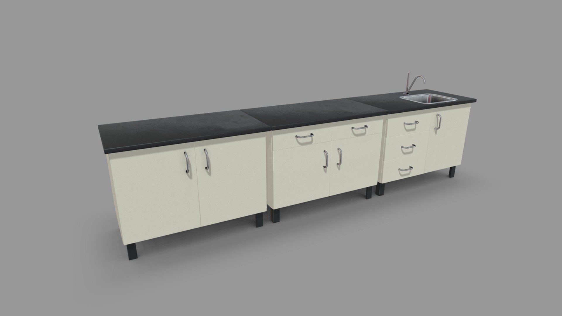 Cabinets - 3D model by Eric Sewell (@EsteriorViper) [db36e88] - Sketchfab