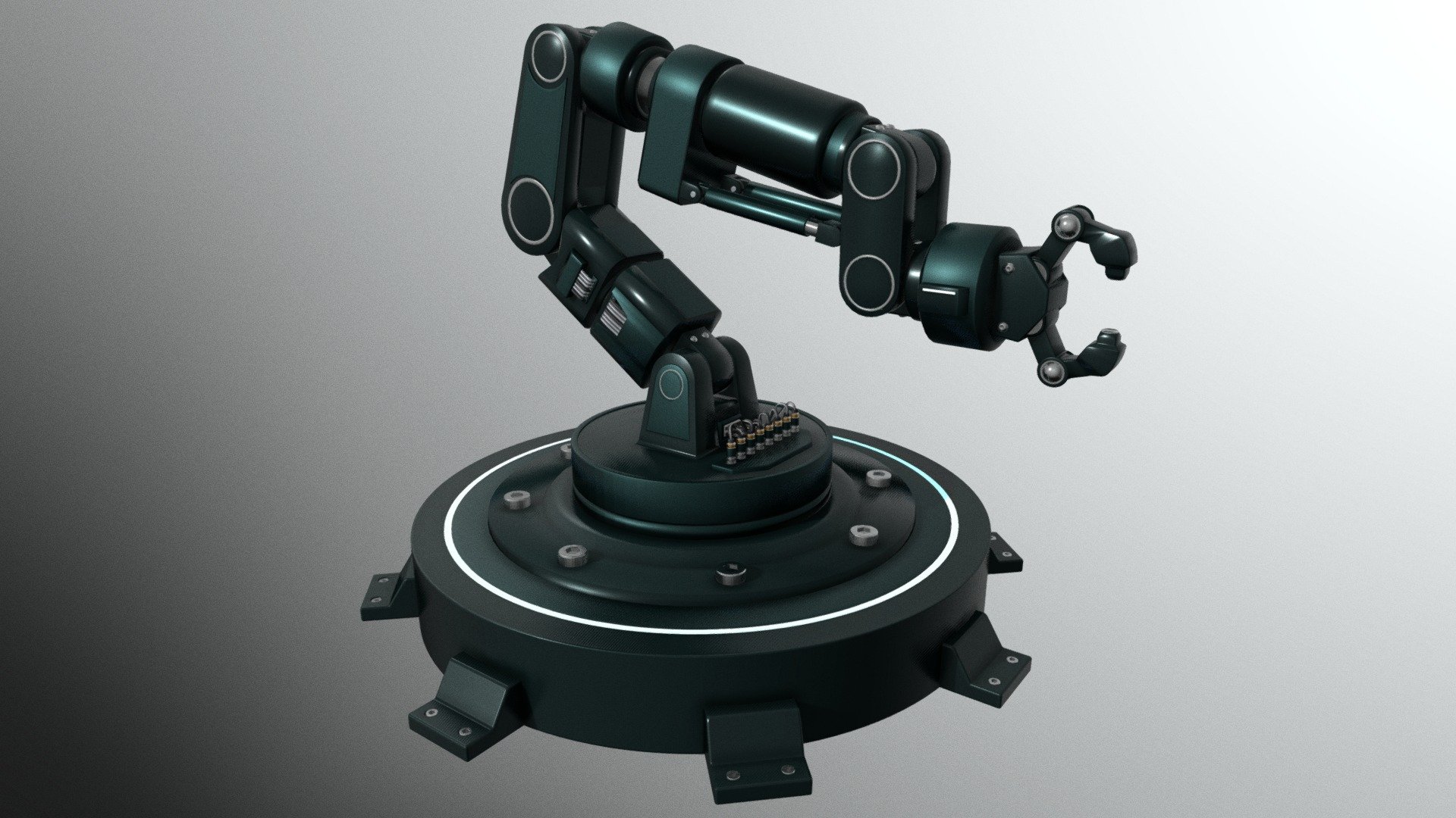 Robot Arm - 3D model by deerpixel [db37dee] - Sketchfab