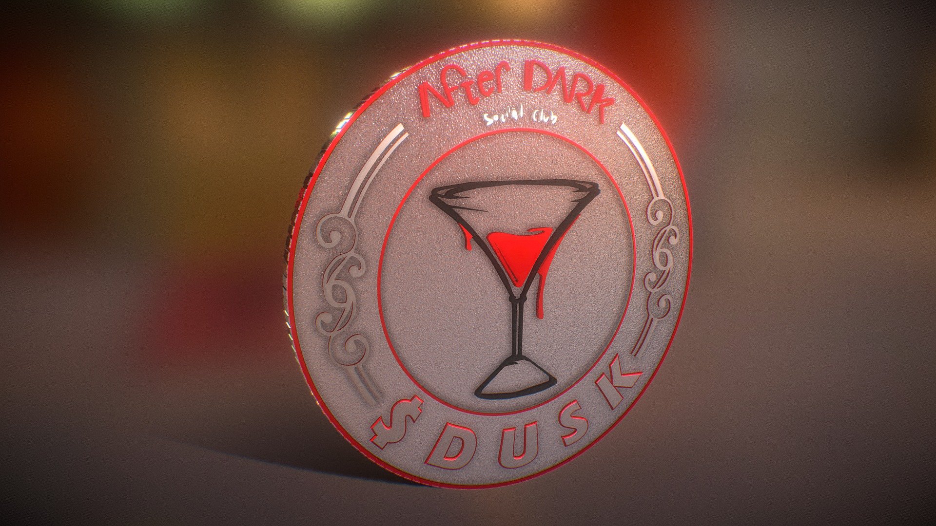 ADSC - $DUSK 3D Token - 3D model by Tokomex 3D Labs (@tokomex) [db38608 ...