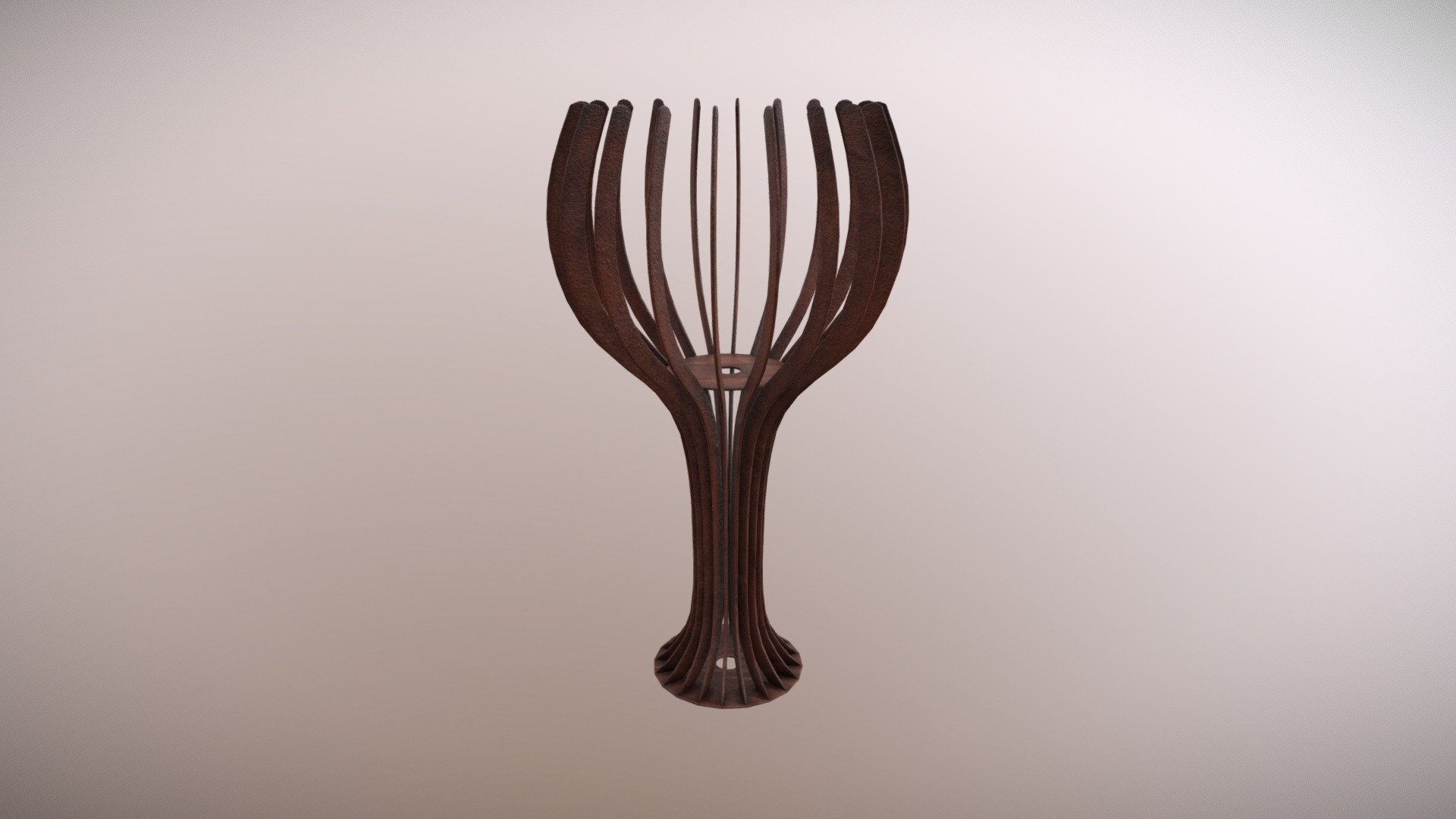 Torch Holder - Rusted version - 3D model by Peter Tuthill (@godsic ...