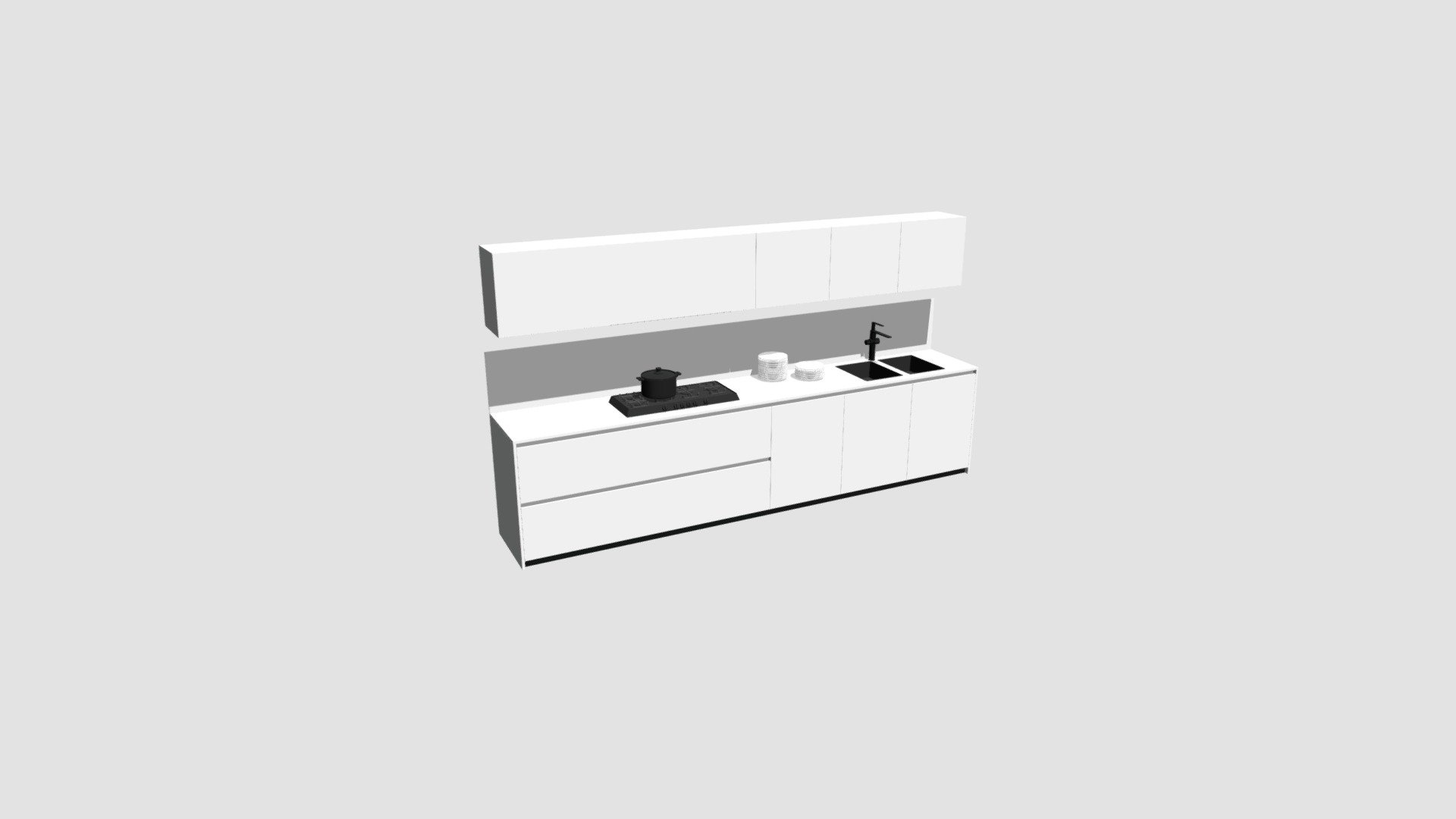 kitchen - Buy Royalty Free 3D model by Evermotion [db3b050] - Sketchfab ...