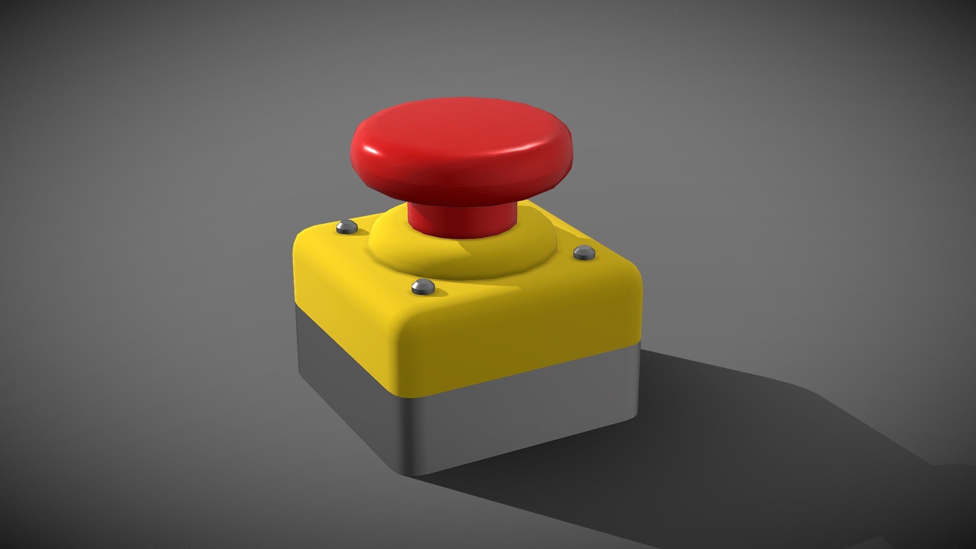 THE button - 3D model by sqweloookle [db3b0c8] - Sketchfab