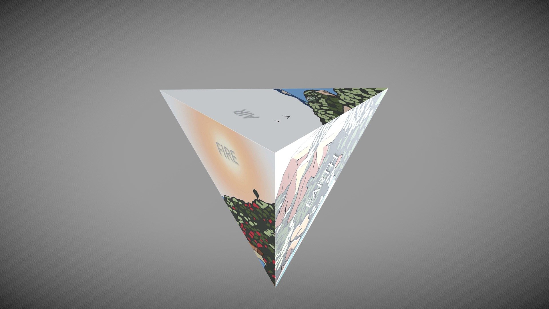 TetraMap Tetrahedron - 3D model by brettwbaker [db3bf1a] - Sketchfab