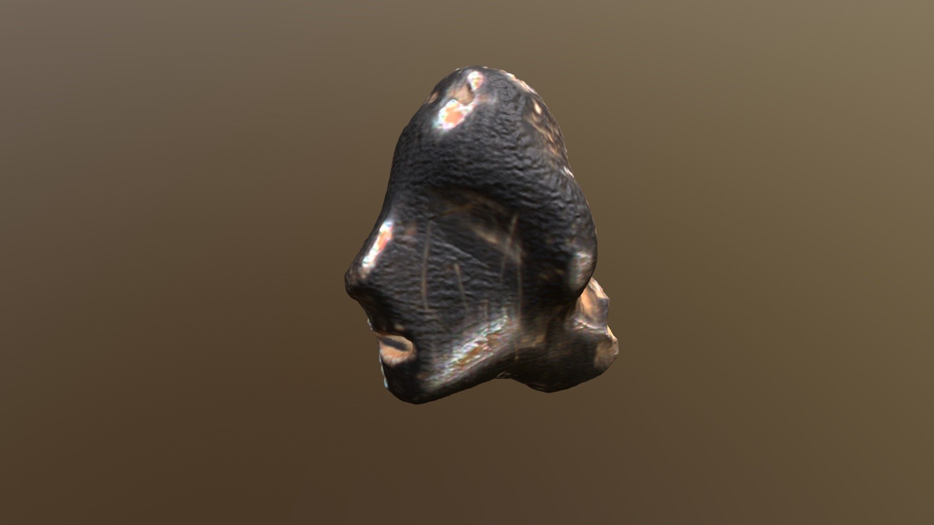 "pinch-face" style smoking pipe (NS 16719) - 3D model by Royal Ontario ...