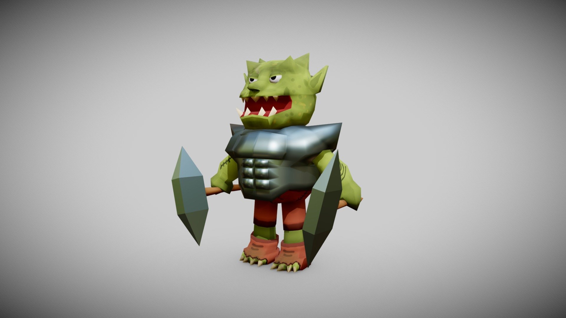 Orc - Download Free 3D model by genacr0co (@haratian.gena) [db3c25b ...