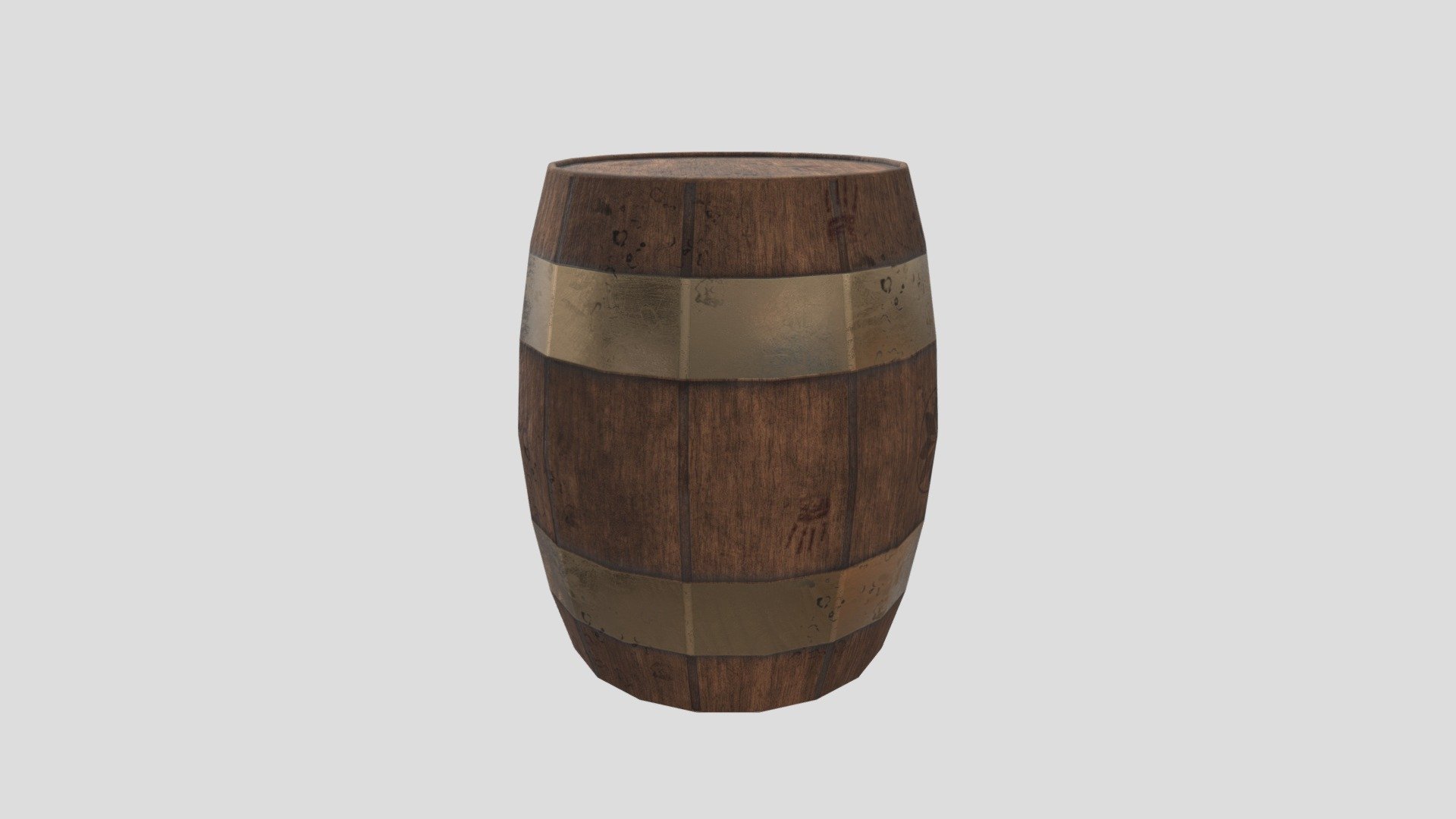 High-Low Poly Barrel texture bake - 3D model by kinge9495 [db3fffe ...