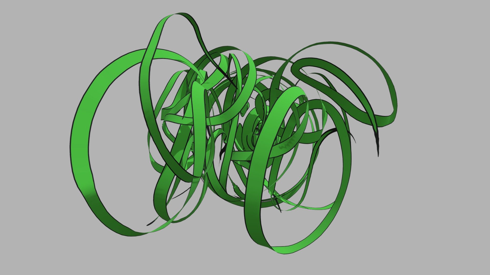 Texture flow in green - 3D model by chiarac (@chiaracola) [db41691 ...