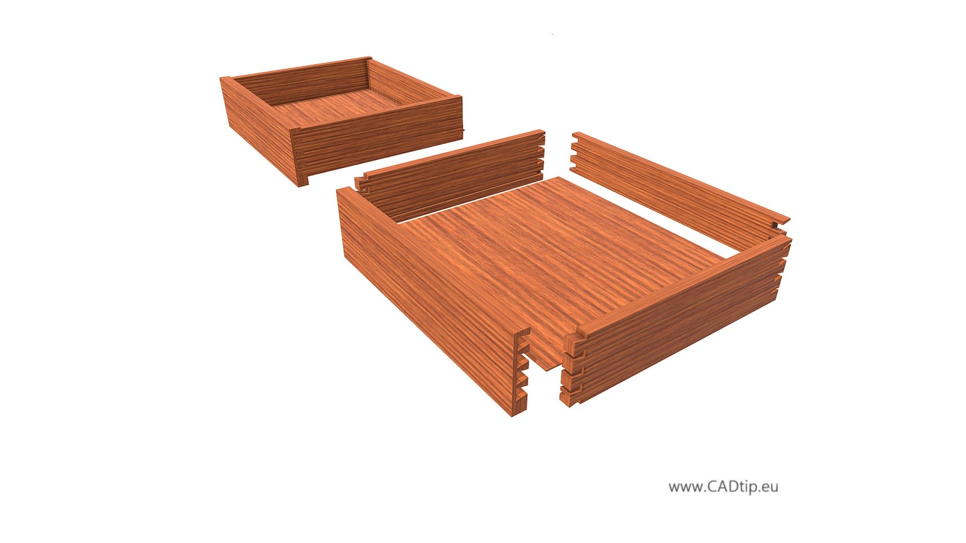 Joinery structures - drawer - 3D model by Marek Krida (@mar.k) [db42848 ...