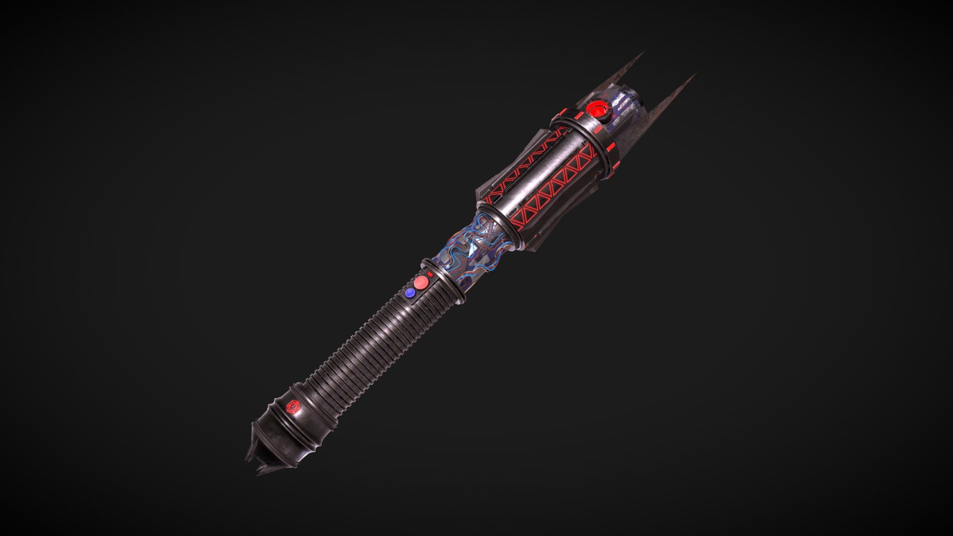3D Model - Custom Sith Lightsaber - 3D model by Diego Franco ...