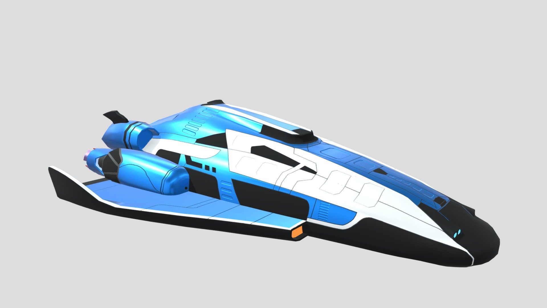 Standard Issue Light Blue Rocket - 3D model by Dimensional Designs Co ...