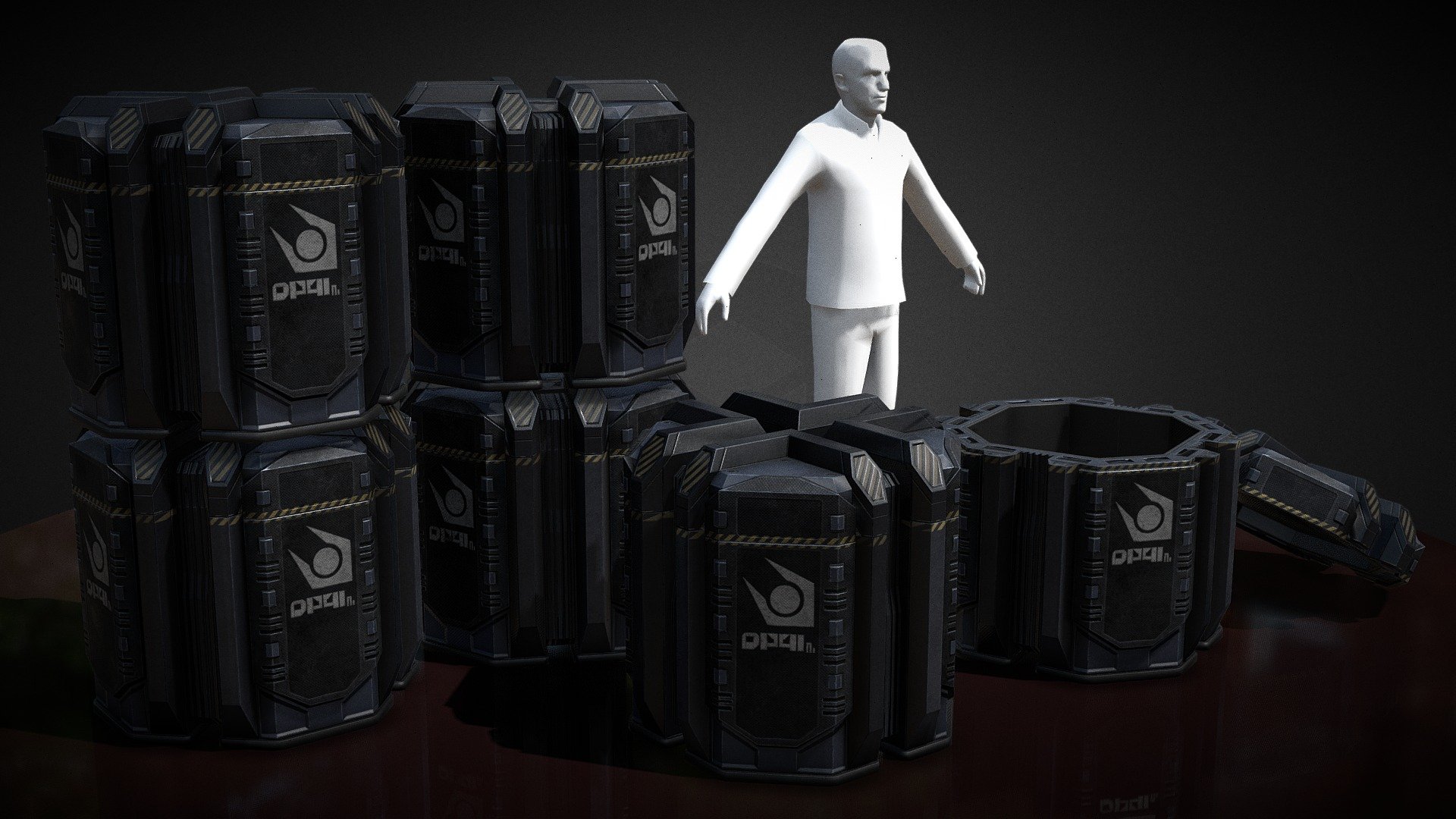 Half-life 2 RTBR Combine Container - 3D model by Fearell [db45b68 ...