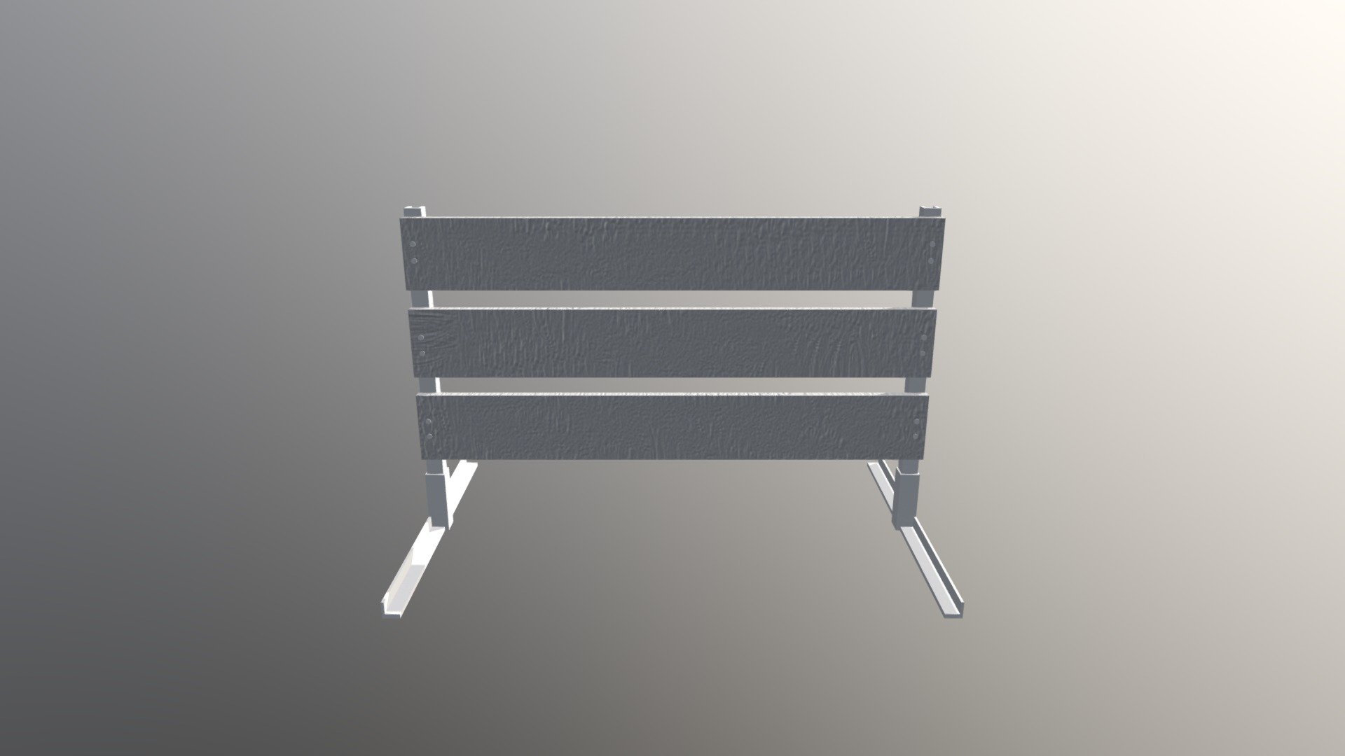 Barricade with Textures - 3D model by kylehand [db465c6] - Sketchfab