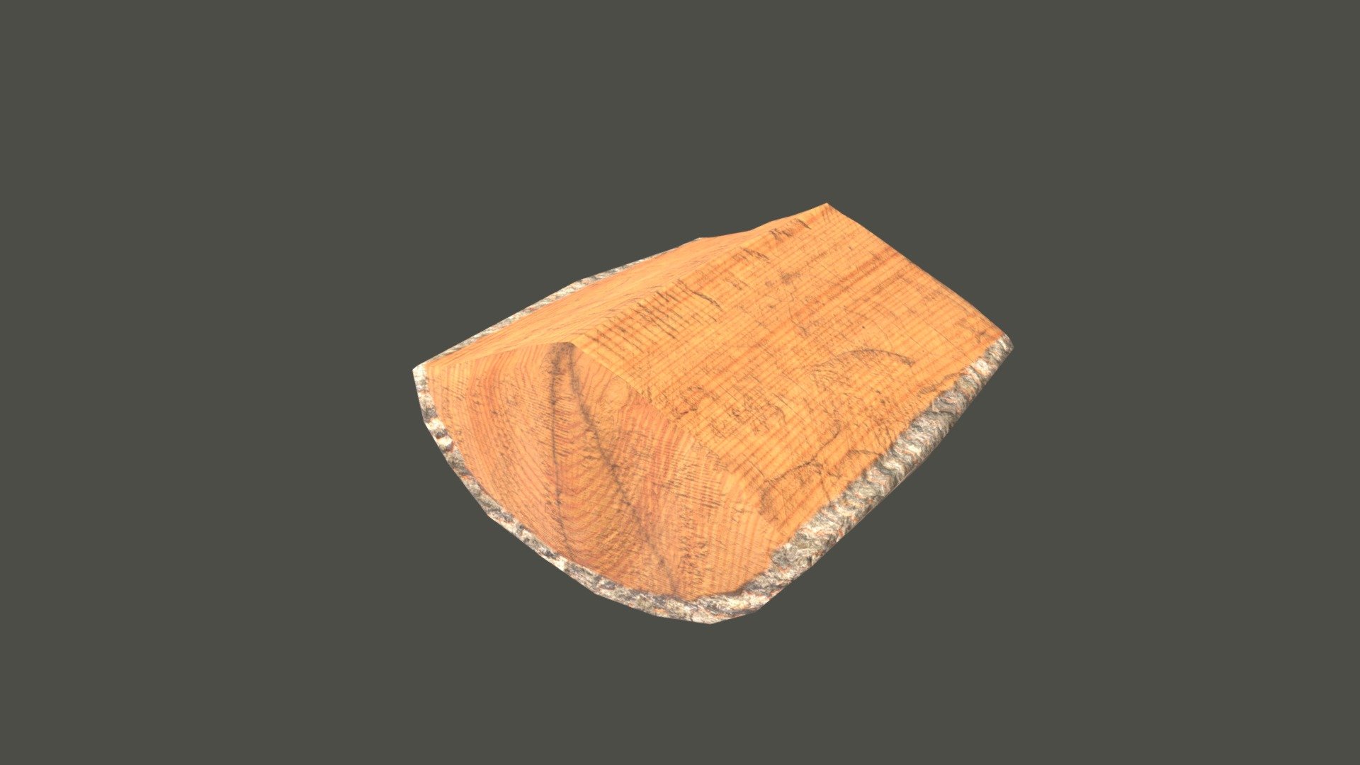 Half Cut Pine Log - 3D model by ColePaskuski (@ColePask) [db46707 ...