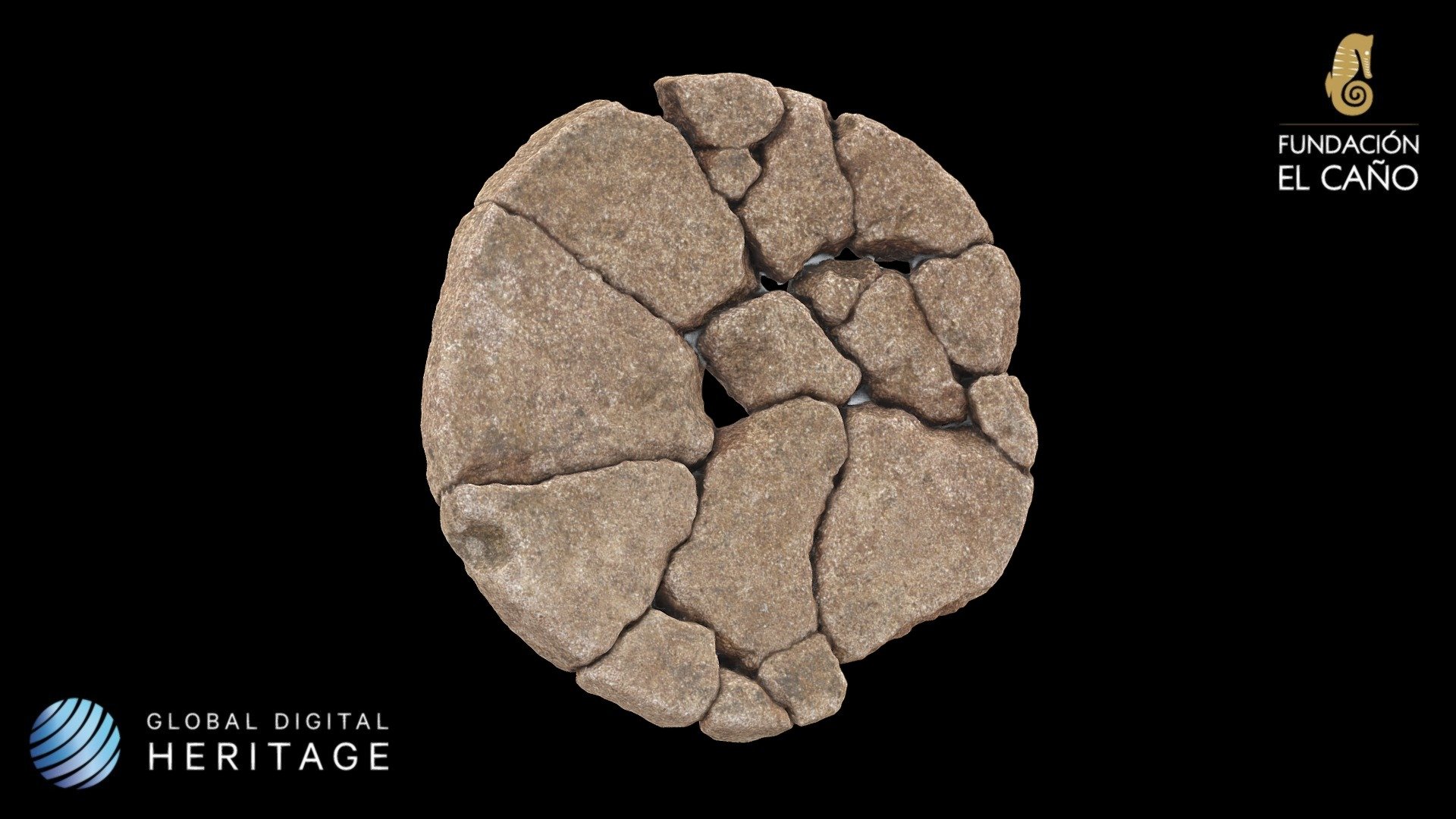 Discoidal mirror base, El Caño, Panama - Download Free 3D model by ...