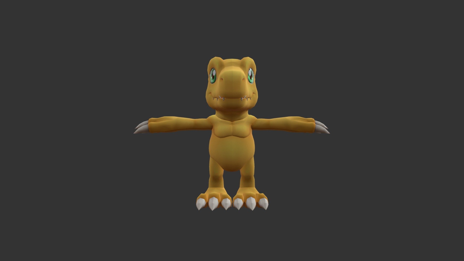 Agumon - 3D model by akennedy007 [db4715f] - Sketchfab