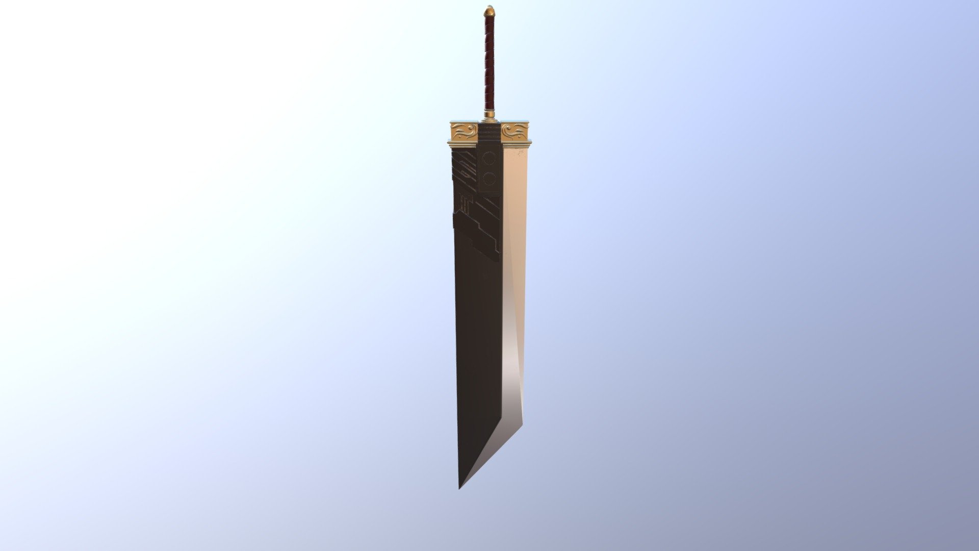Final Fantasy Sword - 3D model by FreichoFC [db475c1] - Sketchfab