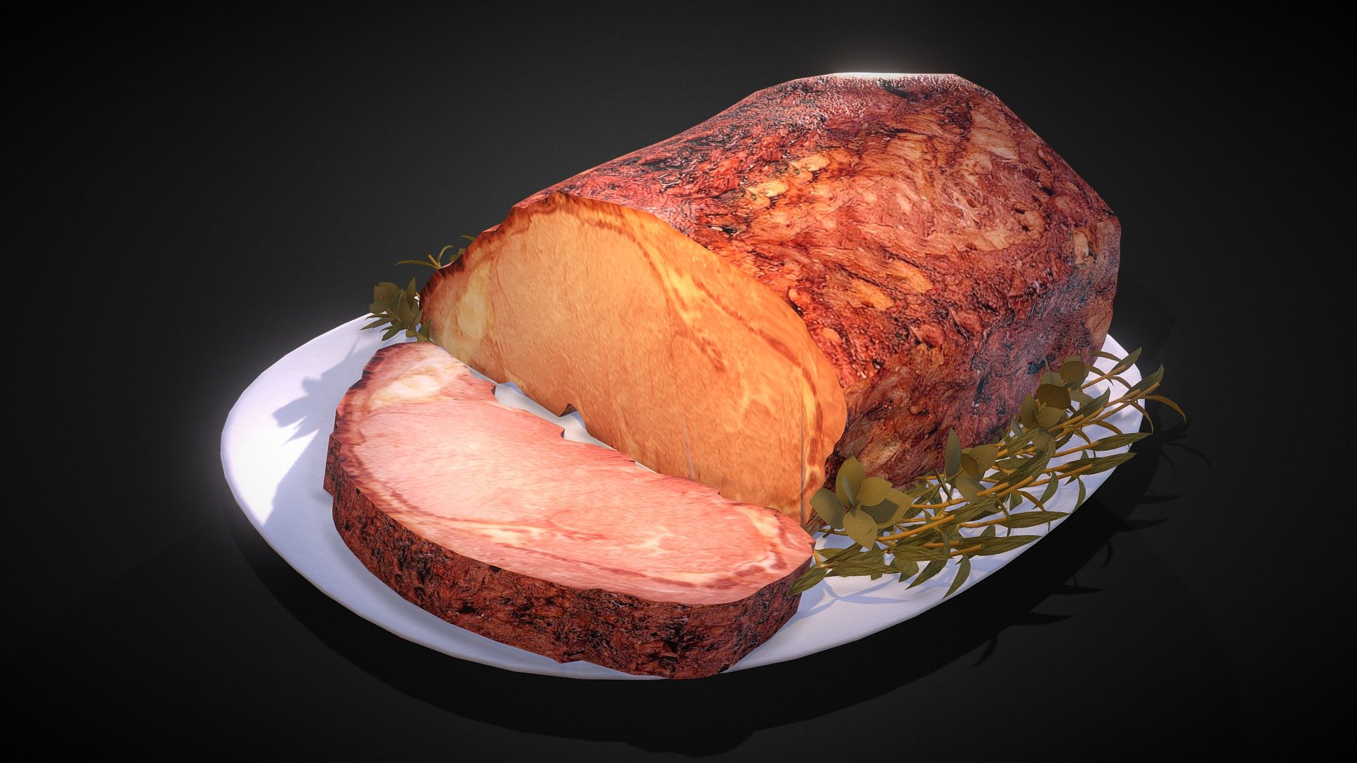 Roast Meat - Buy Royalty Free 3D model by animod [db48384] - Sketchfab ...