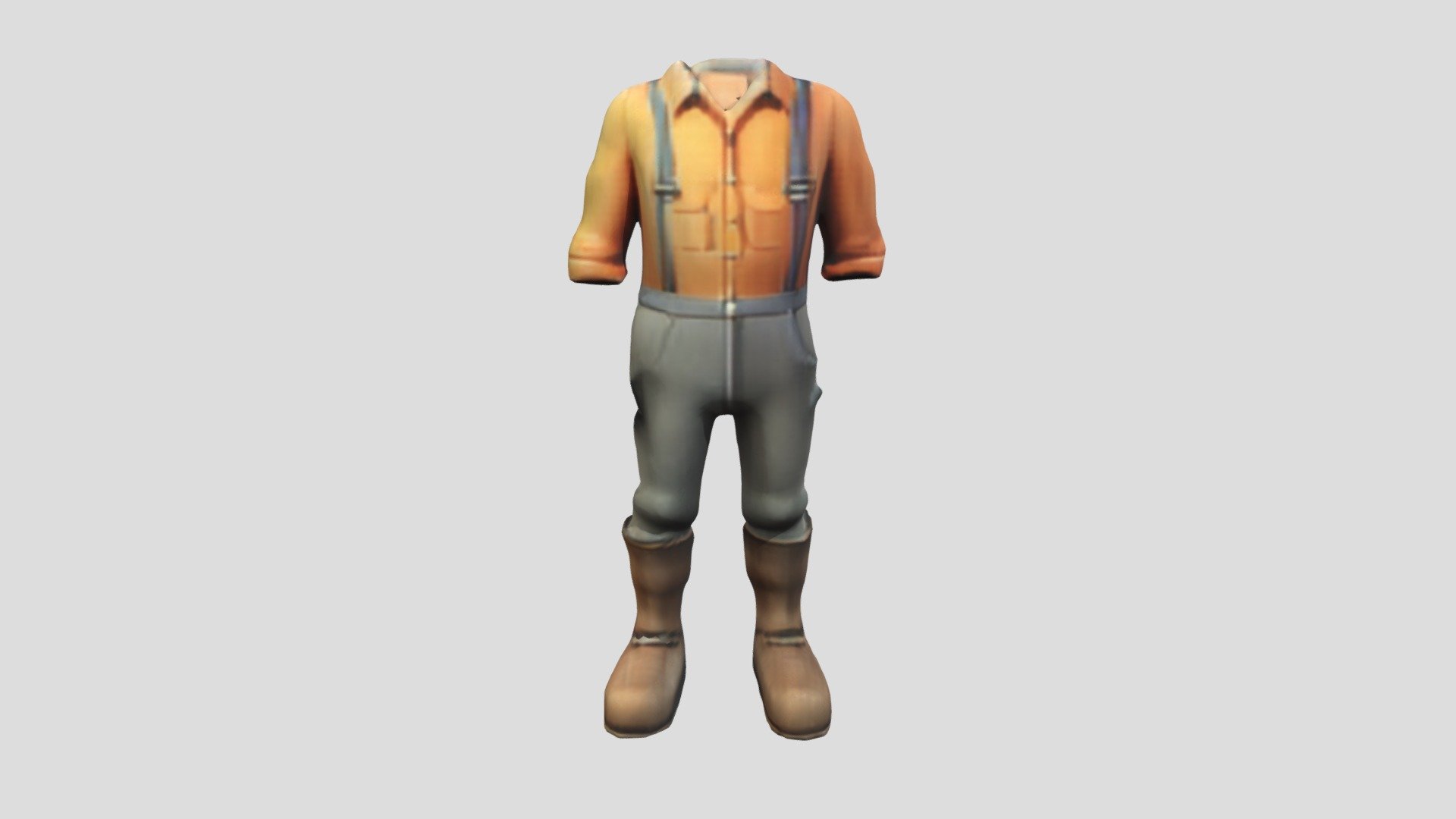 Stylized Farmer Dress - Download Free 3D model by Miran Osman (@Nova ...