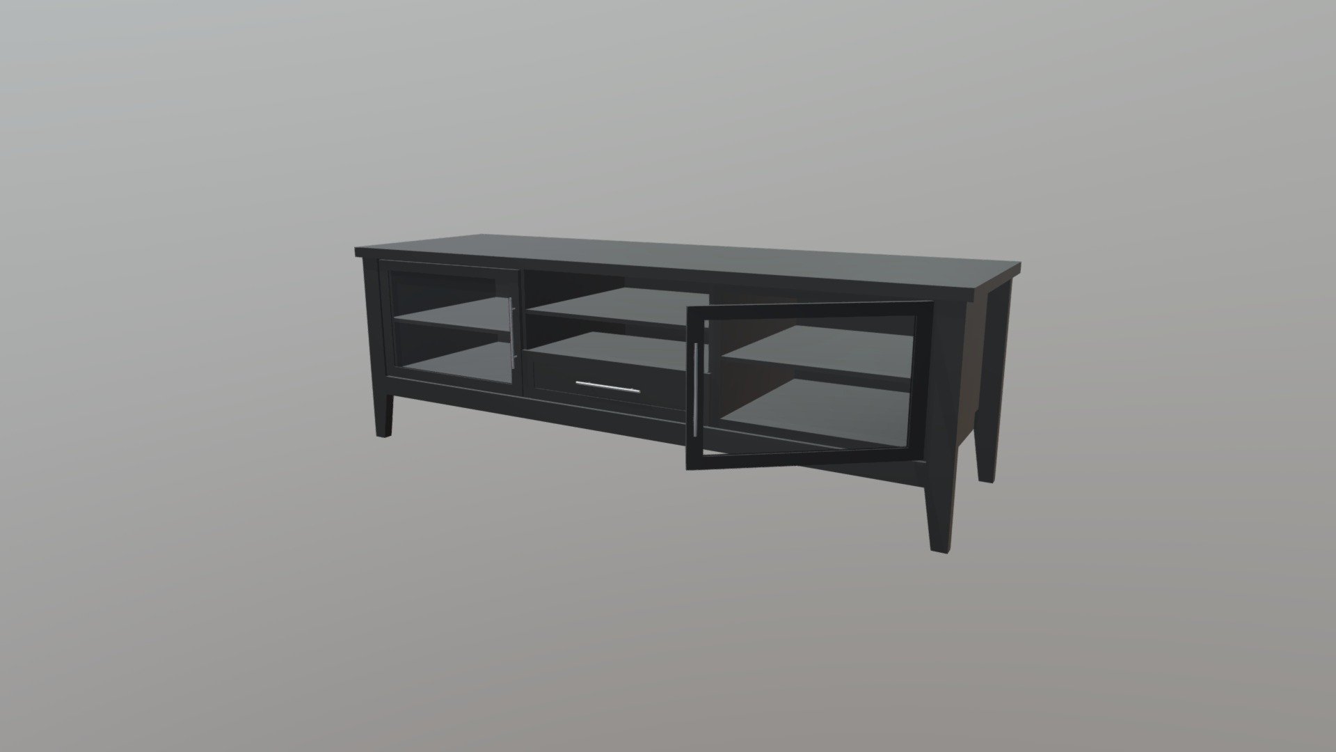 Modern Living Room TV Stand Animation - 3D model by Pickle55100 ...