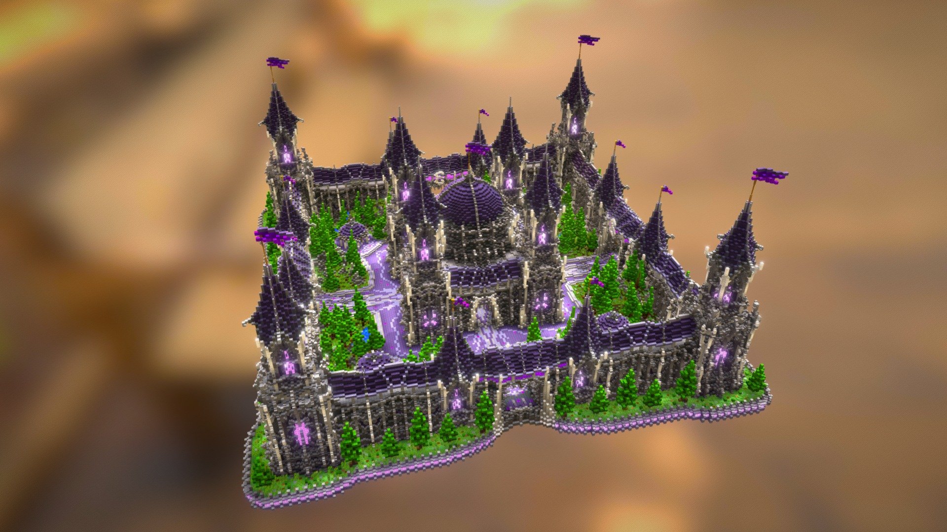 Factions spawn - Purple 200x200 - 3D model by StormBlock (@grgicmateo ...