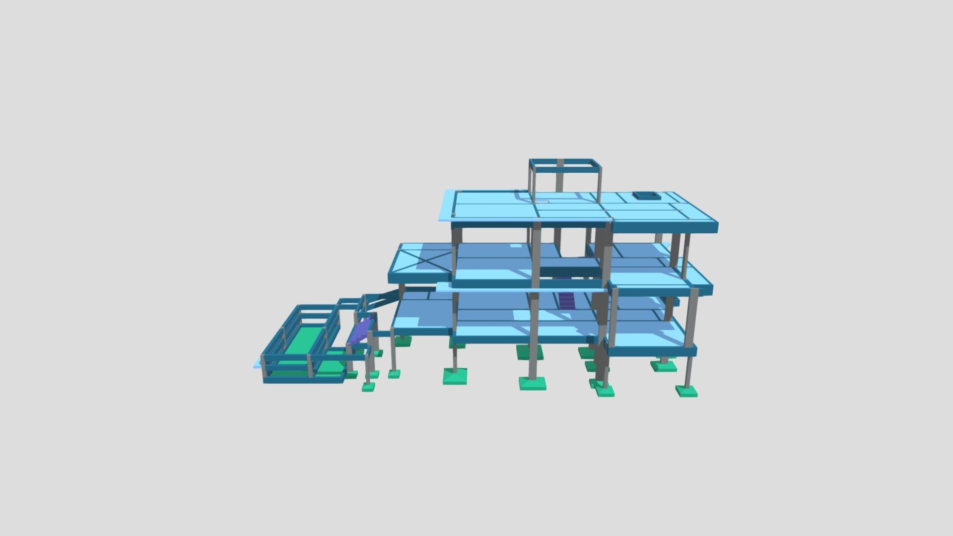 MODELO ESTRUTURAL - K24 - 3D model by integrareng [db51c0f] - Sketchfab