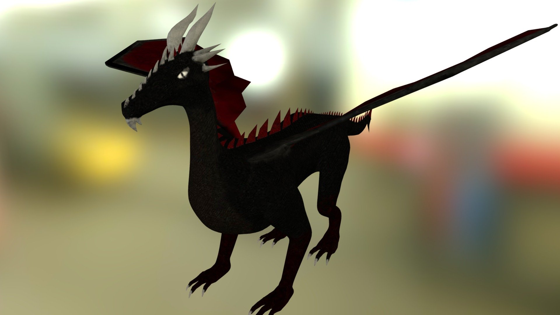 Blood Dragon - 3D model by Cláudio Ferreira (@techstalker) [db59e6b ...