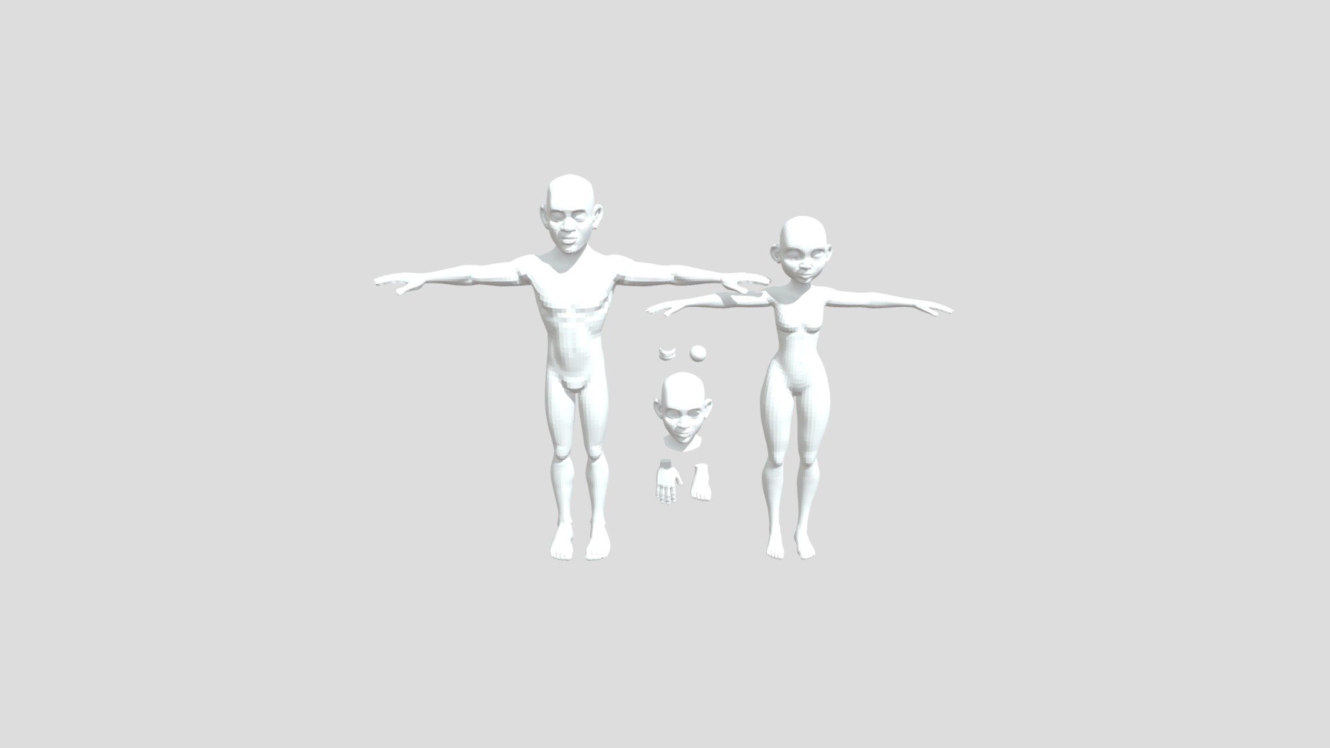 basemeshes - Download Free 3D model by rcuthbert [db5cc54] - Sketchfab
