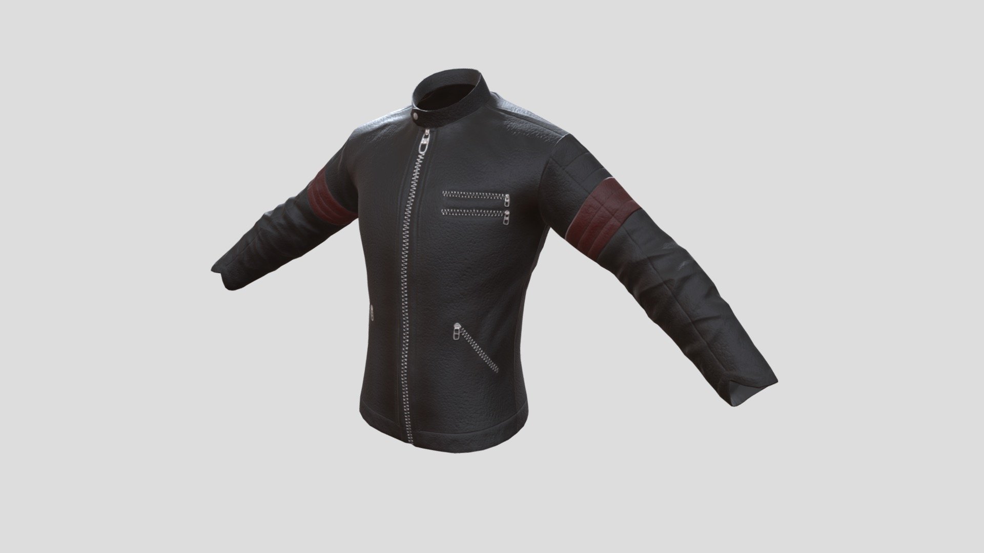 Biker Jacket - Download Free 3D model by BriannaDavis [db5d813] - Sketchfab
