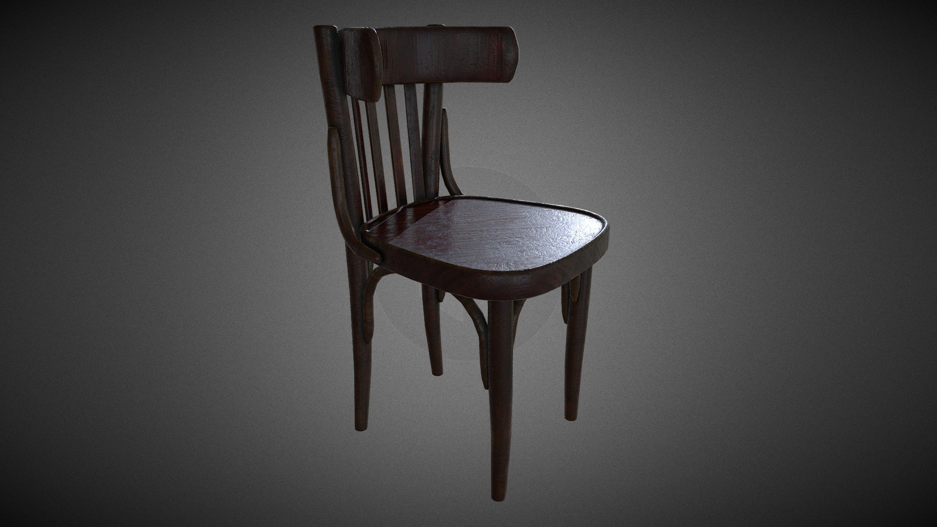 Old chair - 3D model by gallacs [db5dc51] - Sketchfab