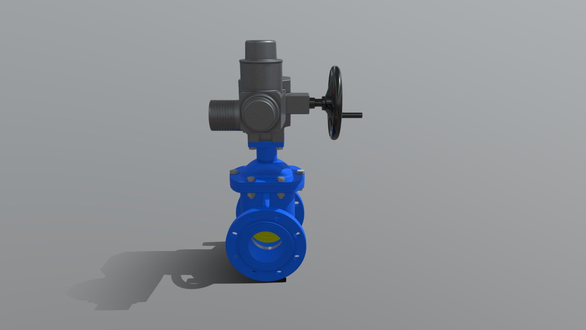 11 Electric Actuated Valve - 3D model by shuping [db5f097] - Sketchfab