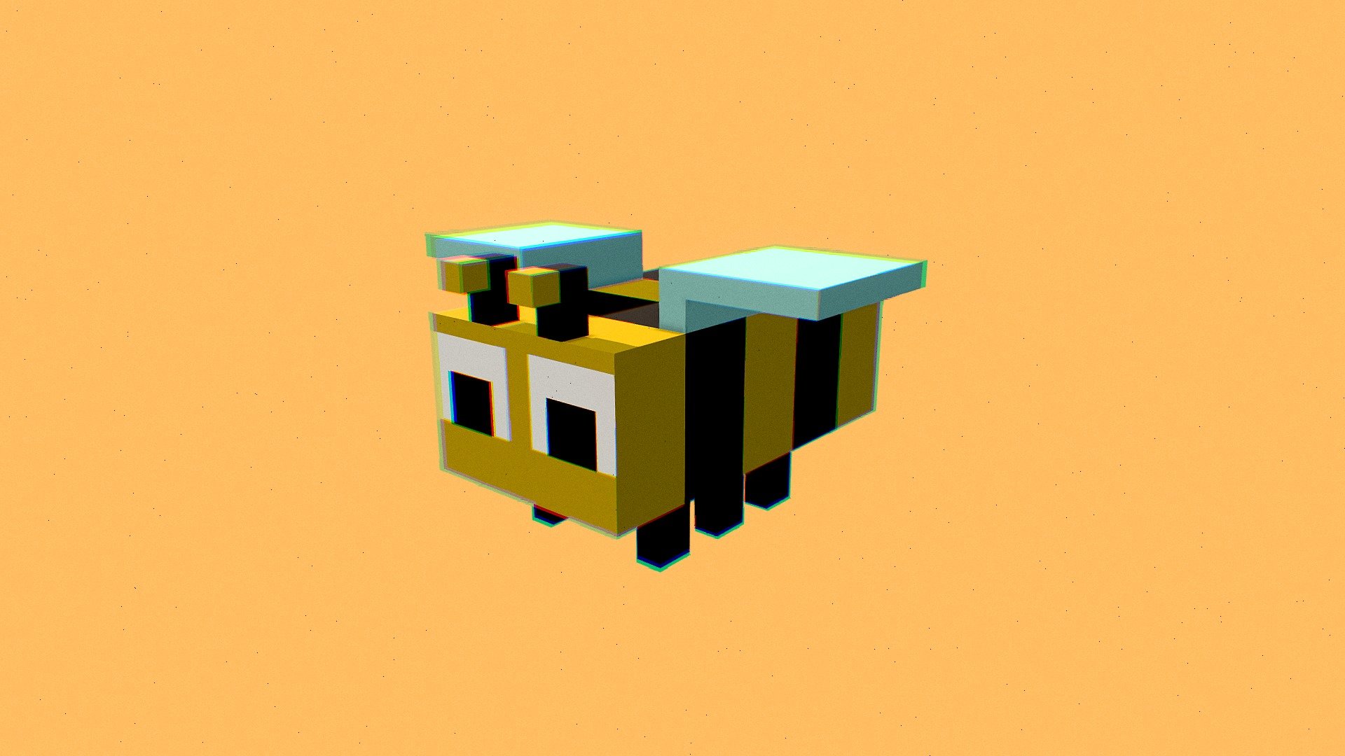 Voxel Bee - Download Free 3D model by besturkan [db5f4aa] - Sketchfab