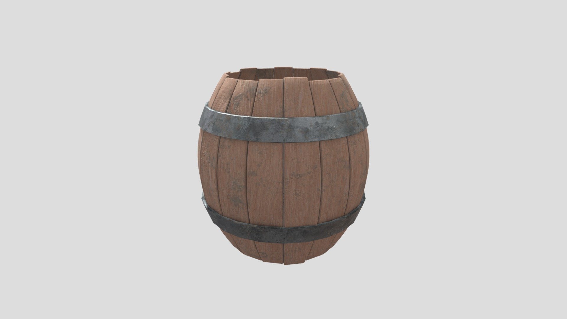 Stylized Barrel - Download Free 3D model by casey.farina.GCC [db61e41 ...